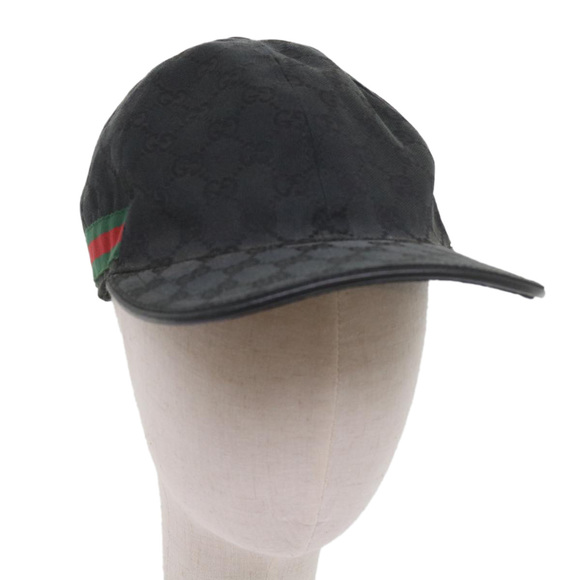 Gucci | Accessories | Gucci Gg Canvas Web Sherry Line Cap L Size Red ...